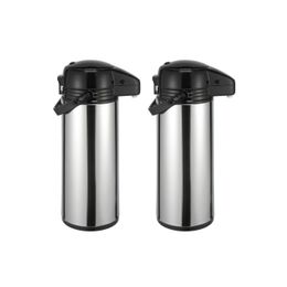 HAC24 Pump-Isolierkanne Thermoskanne Kaffeekanne Isolierkanne Teekanne Thermo Kaffee Tee Kanne Airpot Pumpkanne