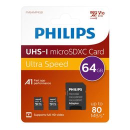 Philips FM64MP45D/00 Micro SD-Karte (USB 3.0