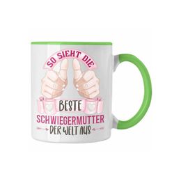 Trendation Tasse So Sieht Die Beste Schwiegermutter der Welt Aus Tasse Geschenk Muttert