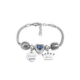 ENGELSINN Armreif Charm Armband Blue Queen (1-tlg)