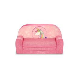 FORTISLINE Kindersitzgruppe Kindersofa "MINI" Kindercouch zum Aufklappen W386