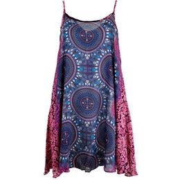 Guru-Shop Midikleid Boho Dashiki Minikleid