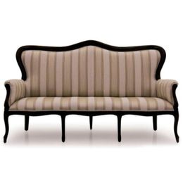 JVmoebel 3-Sitzer, Design Dreisitzer Couch Sofa Art déco 3er Sofas Möbel Braune Sitz