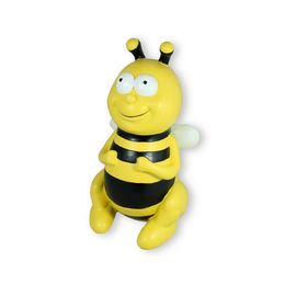 colourliving Dekofigur Gartenstecker Biene 35 cm Bienen Figur sitzend
