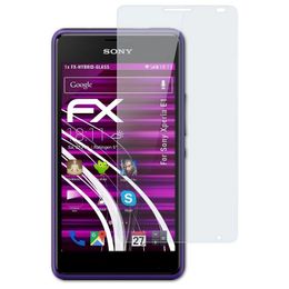 atFoliX Schutzfolie Panzerglasfolie für Sony Xperia E1