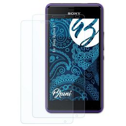 Bruni Schutzfolie Glasklare Displayschutzfolie für Sony Xperia E1