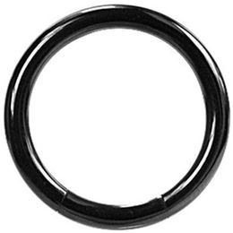Karisma Piercing-Set Titan Schwarz Segment Ring Piercing G23 Glänzend Nase Lippe BK-TBCRS 1