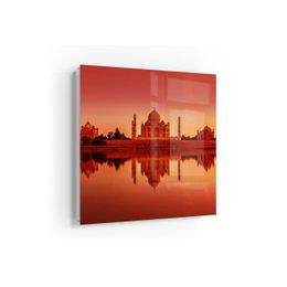 DEQORI Schlüsselkasten 'Taj Mahal in Abendsonne'