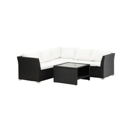 ebuy24 Gartenlounge-Set Haiti Loungeset 2 Teile weiß