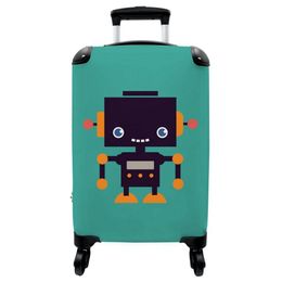 NoBoringSuitcases.com© Kinderkoffer 55x35x20cm Roboter