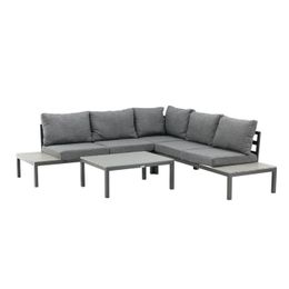 ebuy24 Gartenlounge-Set Odense Loungeset 2 Teile grau