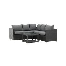 ebuy24 Gartenlounge-Set Vamos Loungeset 2 Teile grau