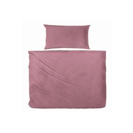 Bettwäsche Satin Bettwäsche dezente Karomuster Schlafzimmer Gästezimmer Bett