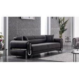 JVmoebel 3-Sitzer Sofa 3 Sitz Wohnzimmer Polster Textil Möbel Modern Couch 230cm