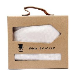 Prince Bowtie Krawatte, weiß