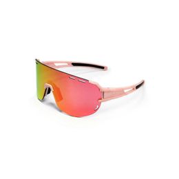 YEAZ Sportbrille SUNGLOW sport-sonnenbrille weiß/blau