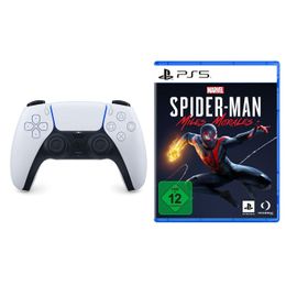 Playstation Playstation 5 Controller + Spider-Man: Miles Morales PS5 Spiel