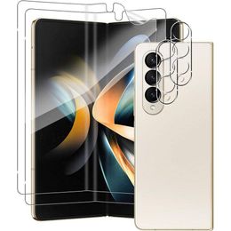 MSM Schutzfolie 2X Panzerfolie (Display + Kamera) für Samsung Galaxy Z Fold 4 5G Glasfolie Anty-Schock TPU Folie