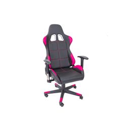TPFLiving Bürostuhl Fire mit Lendenkissen XL Racing Stuhl Gaming-Stuhl (aus hochwertigem Kunstleder)