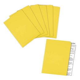 ELCO Organisationsmappe 100 ELCO Sichthüllen Ordo discreta DIN A4 gelb glatt 120 g/qm