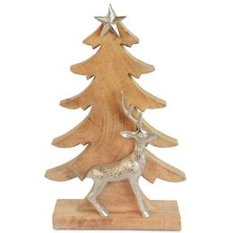 RIFFELMACHER & WEINBERGER Christbaumschmuck Riffelmacher Deko Weihnachtsbaum mit Hirsch 74553