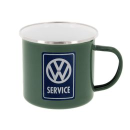 VW Collection by BRISA Tasse Volkswagen Große Emaille Kaffee-Tee-Tasse-Becher-Haferl