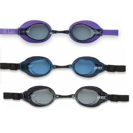 Intex Schwimmbrille Schwimmbrille Silicone Sport Racing Goggles ab 8 zufällige Auswahl