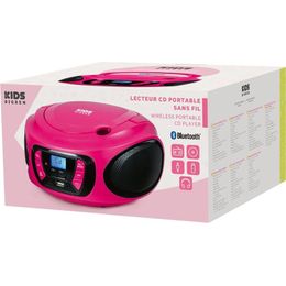 Big Ben Interactive BigBen tragbarer CD Player CD62 pink Bluetooth USB MP3 FM Radio AU387292 CD-Player