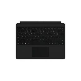 Microsoft Typer Cover mit Fingerprint für Pro 8 + Pro X Schwarz Tablet-Tastatur Tablet-Tastatur