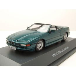 Schuco Modellauto BMW 850 Ci Cabrio 1989 grün metallic Modellauto 1:43 Schuco