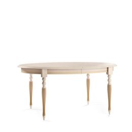 JVmoebel Esstisch Klassischer Esstisch Ovale Tische Esszimmer Tisch Holz Möbel Luxus