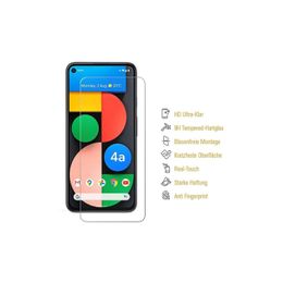 Protectorking Schutzfolie 6x 9H Hartglas für Google Pixel 4a 5G Displayschutz Panzerfolie Schutz