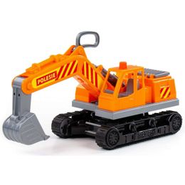 Polesie Spielzeug-Bagger Raupenbagger MONOLITH orange Baustellen Fahrzeug