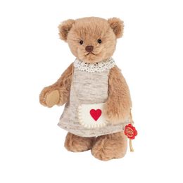 HERMANN TEDDY ORIGINAL Teddy Hermann® Dekofigur Teddybär Alice Kleid+Tasche 18 cm