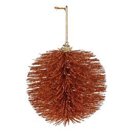 BURI Christbaumschmuck Weihnachtsbaumdeko Bürste Anhänger Baumschmuck Christbaumkugeln ø 8cm