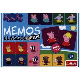 Trefl Spiel, Memos classic&plus Peppa Pig (Kinderspiel)