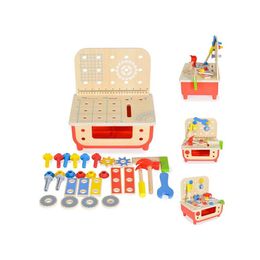 Tooky Toy Spielwerkzeug Kinder Holz Werkbank TF797
