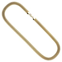 Schmuck Krone Silberkette 8mm Himbeer-Kette Collier aus 925 Silber vergoldet Halskette Halsschmuck 45cm