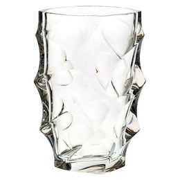 Morleos Dekovase Deko Design Blumenvase Tischvase Vase unzerbrechlich transparent klar (1 St)