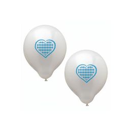 Papstar Luftballon Luftballons Ø 25 cm "Bayrisch Blau"