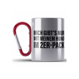 Trendation Thermotasse Lustige Edelstahl Tasse für Hundeliebhaber Edelstahl Edelstahl Tasse m