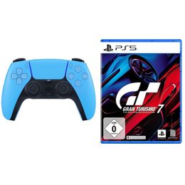 Playstation PS5 Controller mit Gran Turismo 7 Spiel Bundle Playstation 5-Controller (DualSense Wireless-Controller)