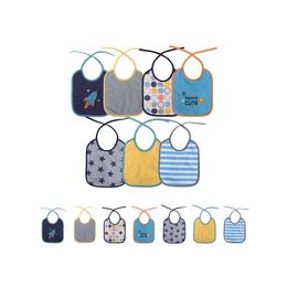 Baby Care Lätzchen Babylatz-Set 7-teilig einlagig