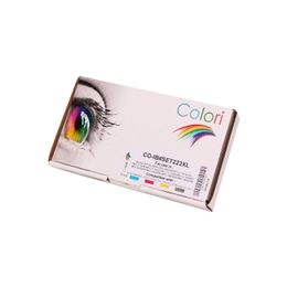 Colori Tintenpatrone (Kompatibles Set 4x Druckerpatrone für Brother LC223 DCPJ4120DW