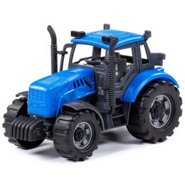 Polesie Spielzeug-Traktor Traktor Progress Trecker Schlepper blau Schwungrad