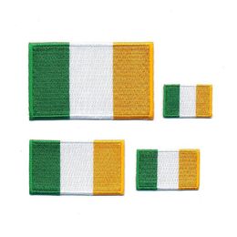hegibaer Aufnäher 4 Irland Dublin Flaggen Fahnen Patches Aufnäher Aufbügler Set 1345