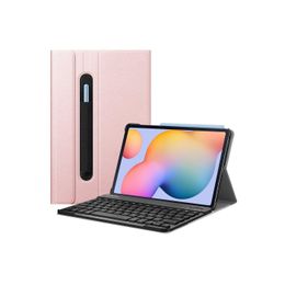 Fintie Tablet-Hülle Tastatur Hülle für Samsung Galaxy Tab S6 Lite 10.4 2022/2020 SM-P610/P613/P615/P619
