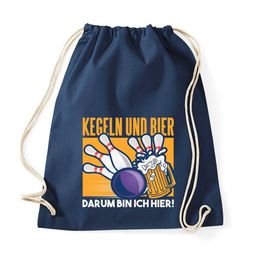 Youth Designz Turnbeutel "Kegeln Und Bier