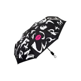 VON LILIENFELD Taschenregenschirm VON LILIENFELD Regenschirm Taschenschirm UV-Schutz durch UPF 50+ Auf-Zu-Automatik Sturmfest Fiberglas Leicht Schirmtasche Florentine