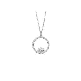 Viventy Kette mit Anhänger 784552 Halskette mit Anhänger Damen Kreis Zirkonia Sterling-Silber 45